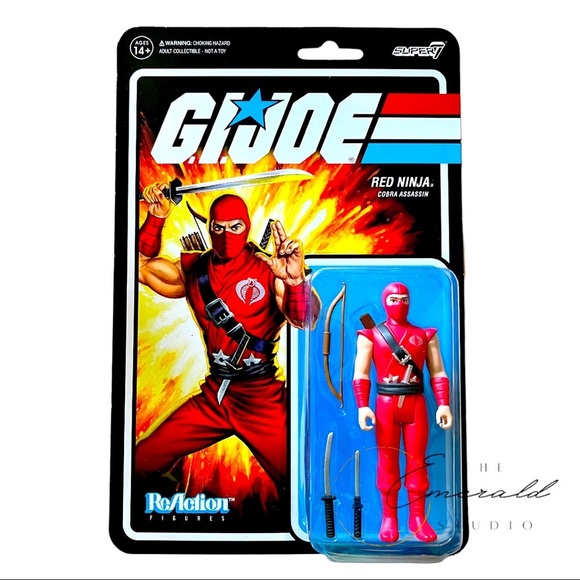 Super7 | Toys | New Gi Joe Reaction Figures Red Ninja | Poshmark